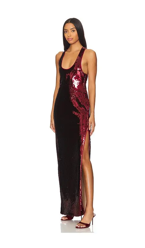 Retrofete Bella Sequin Dress - Port