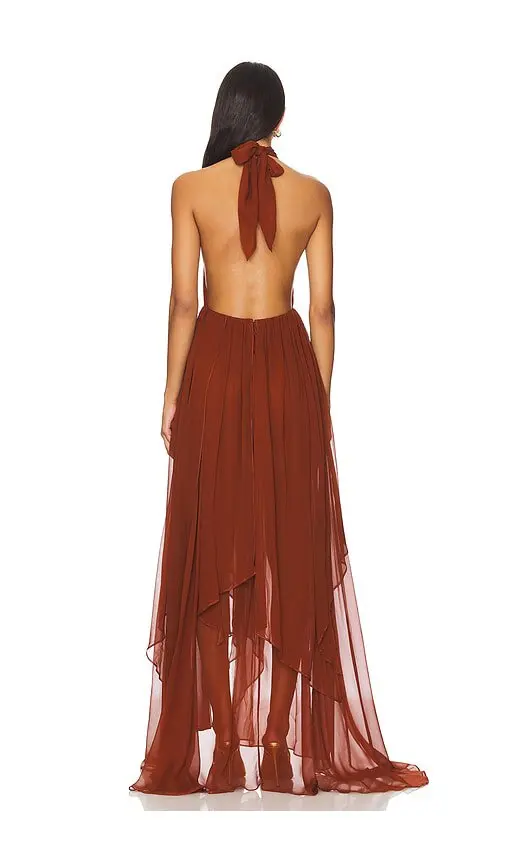 Buy Retrofete Ina Maxi Dress - Caramel At 10% Off | Editorialist