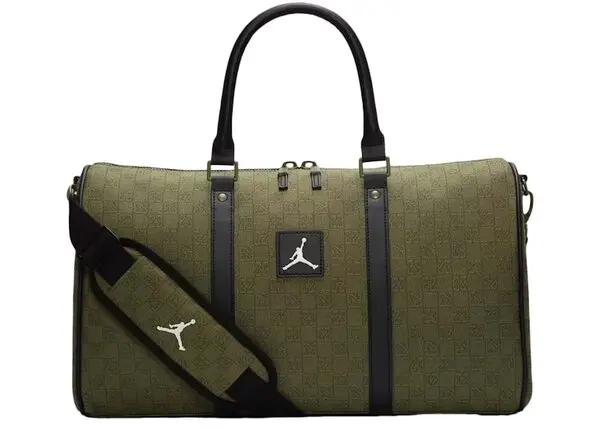 JORDAN Monogram Duffle Bag - (green Zipper) Green
