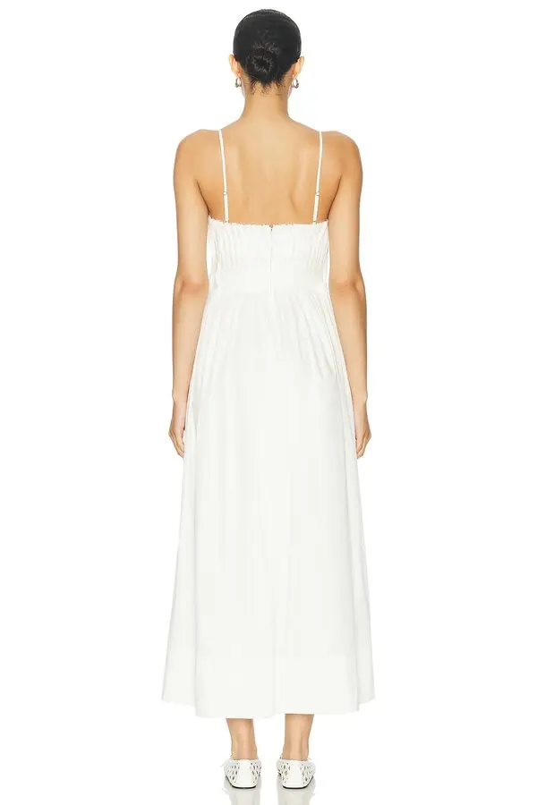 Lpa Annalie Midi Dress - White