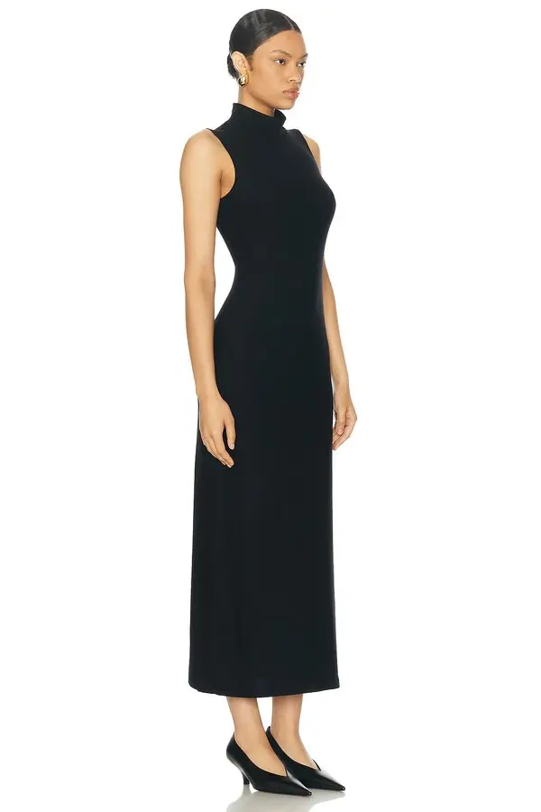 black turtleneck maxi dress Butter Turtleneck Maxi Dress – Naked Wardrobe main image 0