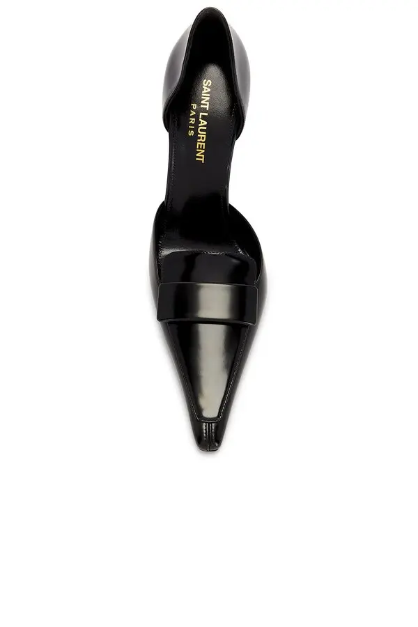 Saint Laurent Stone Pump - Nero