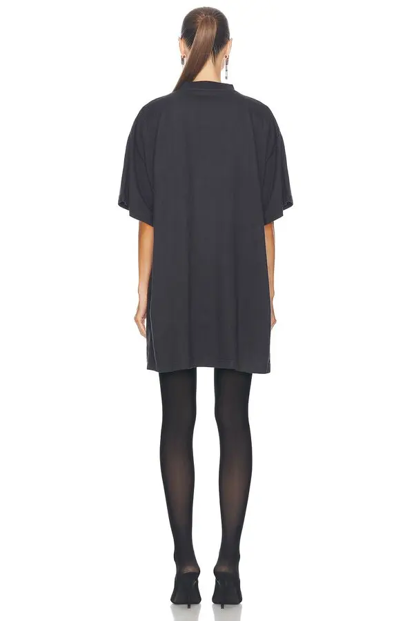 Balenciaga Keep Calm Oversized T-shirt In Black