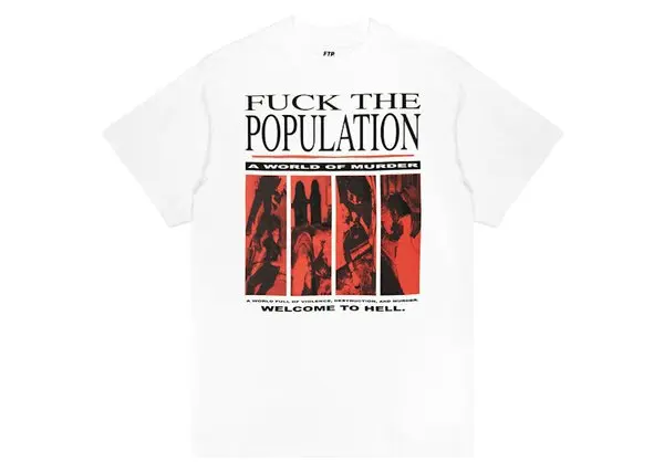 FTP World Of Murder Tee Shirt - White