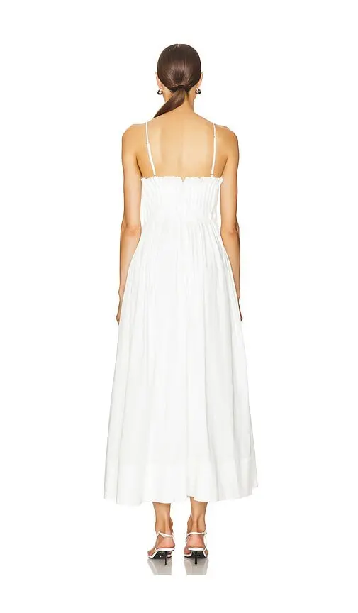 Lpa Annalie Midi Dress - White