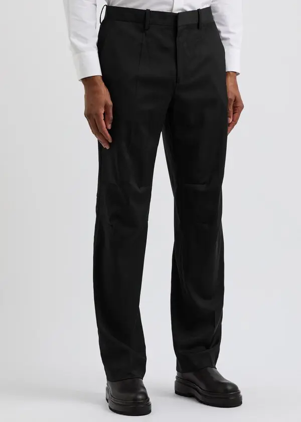 Helmut Lang Straight-leg Wool Trousers