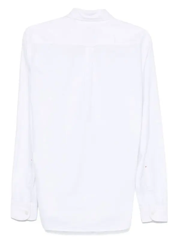 BOSS Button-down Cotton Shirt - White