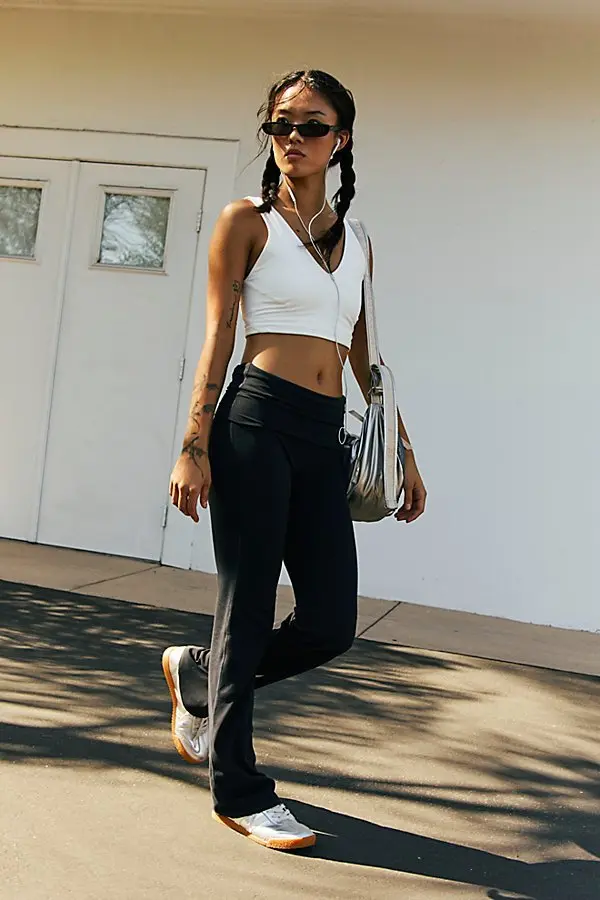 Free People Never Better Foldover Pants