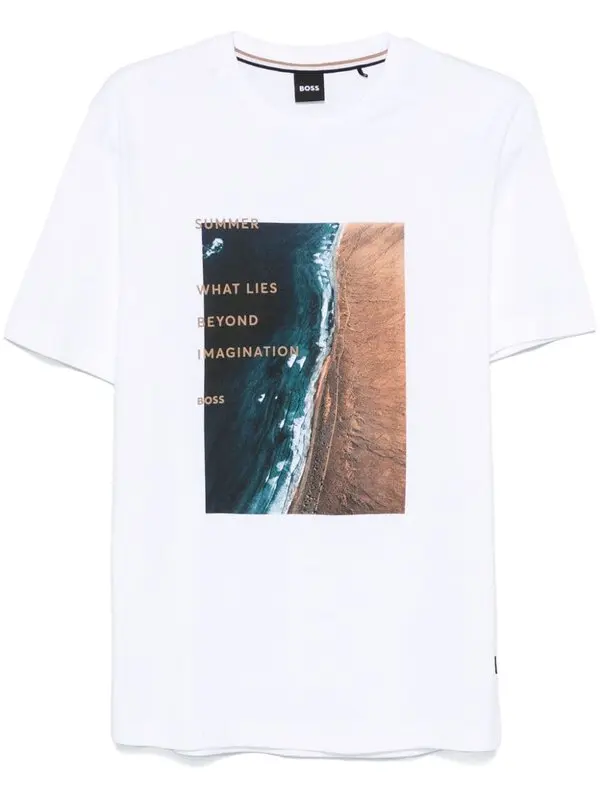 BOSS Graphic-print T-shirt - White