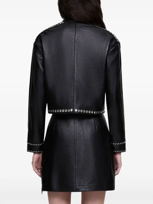 RE/DONE Stud-embellished Biker Jacket