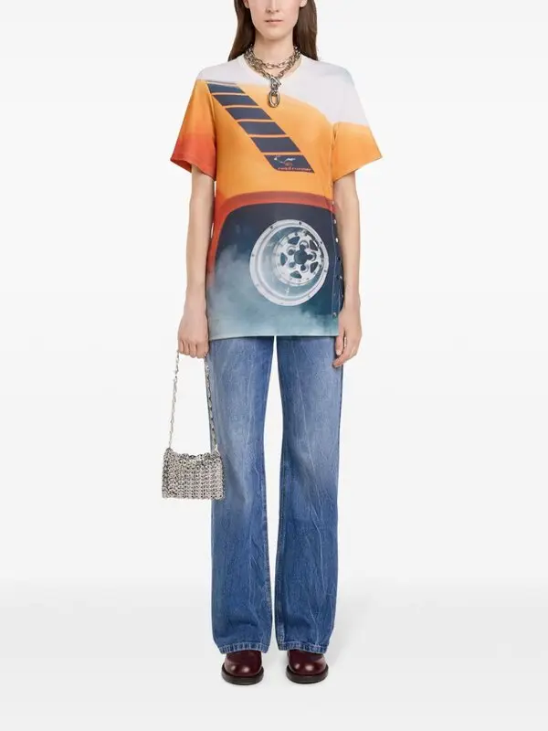 Rabanne Fast Cars Jersey T-shirt