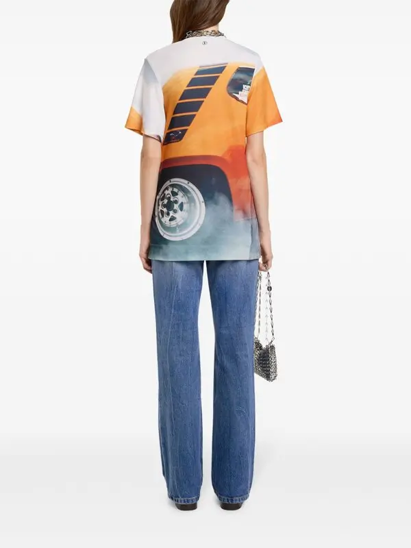 Rabanne Fast Cars Jersey T-shirt