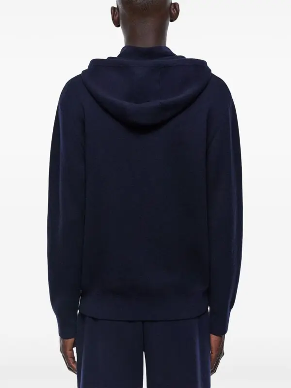 FURSAC Buttoned Knitted Hoodie