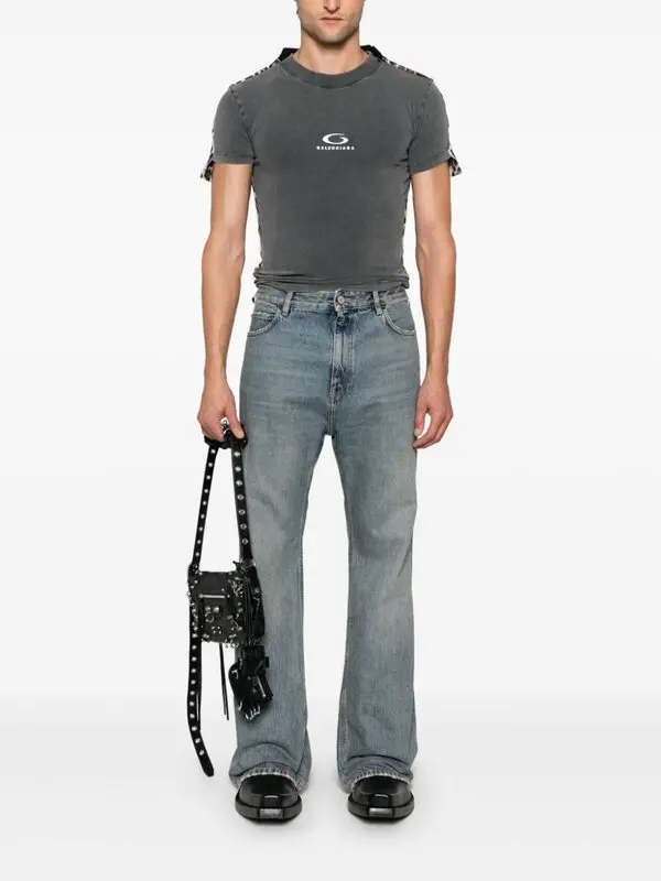 Balenciaga Flared Jeans - Blue | Editorialist