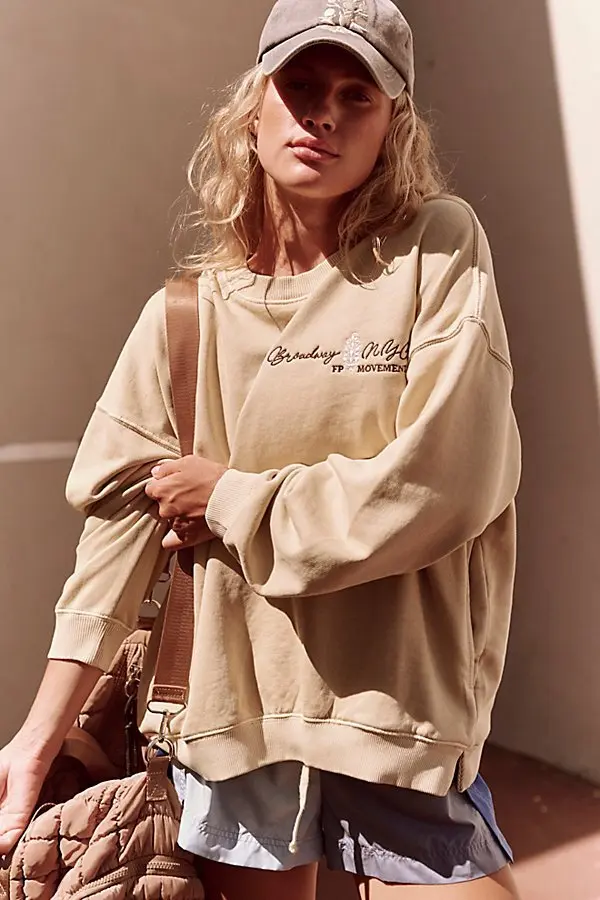 Free People All Star Pullover Broadway Sweatshirt