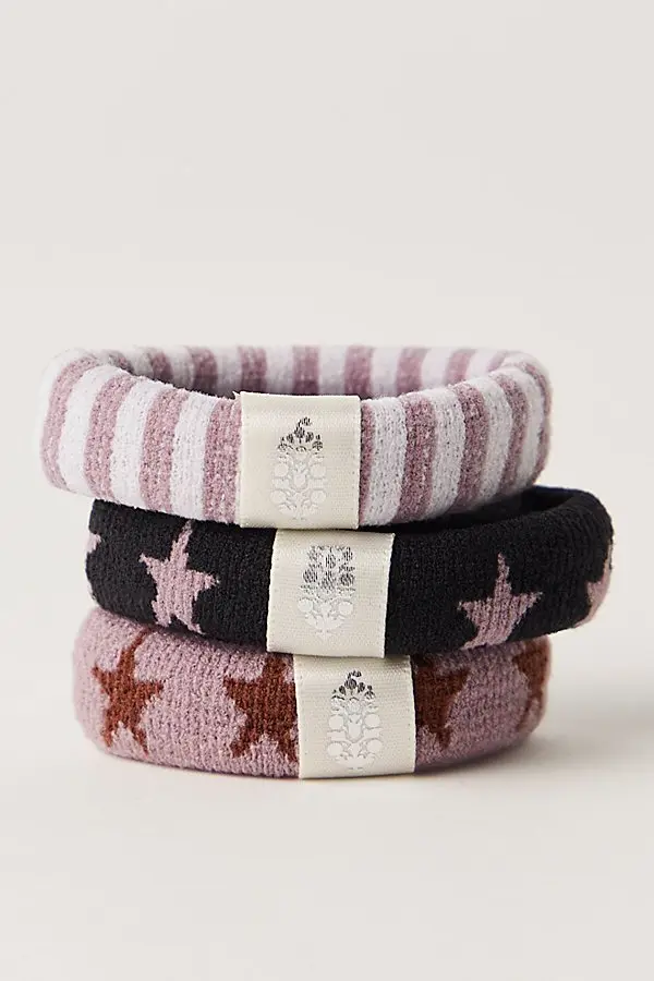 Free People We Move Hair Tie Pack Set - All Star Neutral
