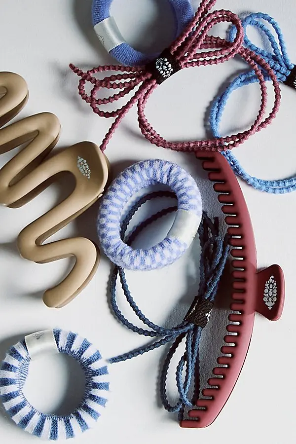 Free People We Move Hair Tie Pack Set - Glacier