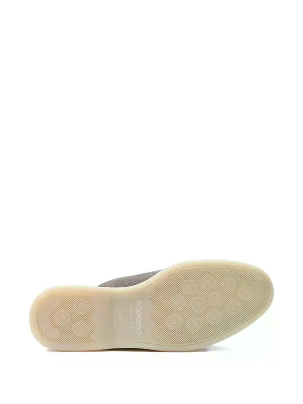 SCAROSSO Suede Slippers - Grey