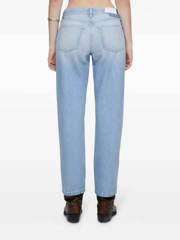 RE/DONE Straight Crop Jeans