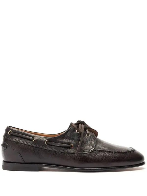 SCAROSSO Ginevro Loafers - Brown