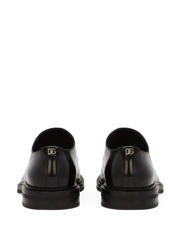 Dolce & Gabbana Interlocking Dg Plaque Derby Shoes