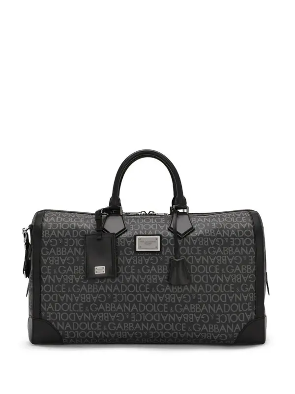 Dolce & Gabbana Logo-jacquard Holdall - Black