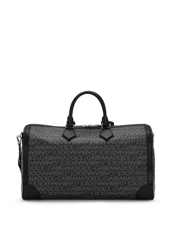 Dolce & Gabbana Logo-jacquard Holdall - Black