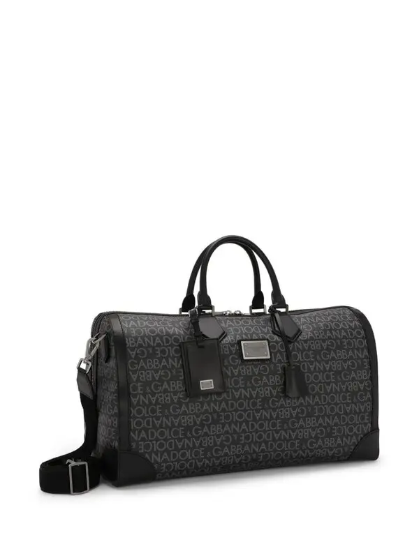 Dolce & Gabbana Logo-jacquard Holdall - Black