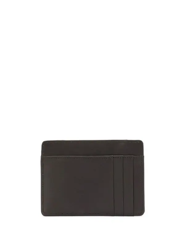 Dolce & Gabbana Coated Jacquard Card Holder - Black