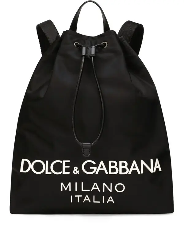 Dolce & Gabbana Logo-print Backpack - Black