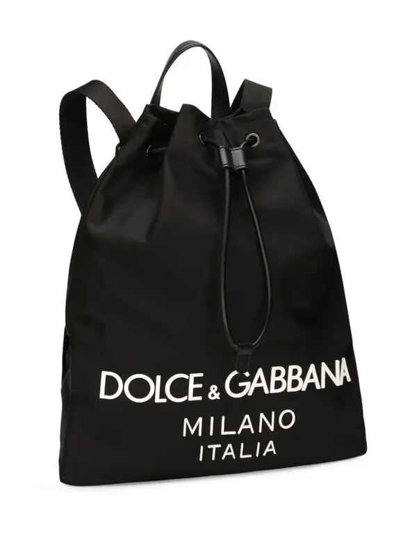 Dolce & Gabbana Logo-print Backpack - Black