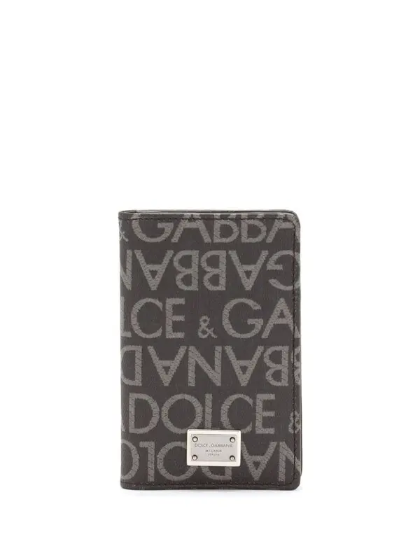 Dolce & Gabbana Logo-plaque Logo-print Wallet