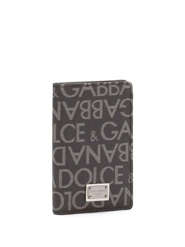 Dolce & Gabbana Logo-plaque Logo-print Wallet