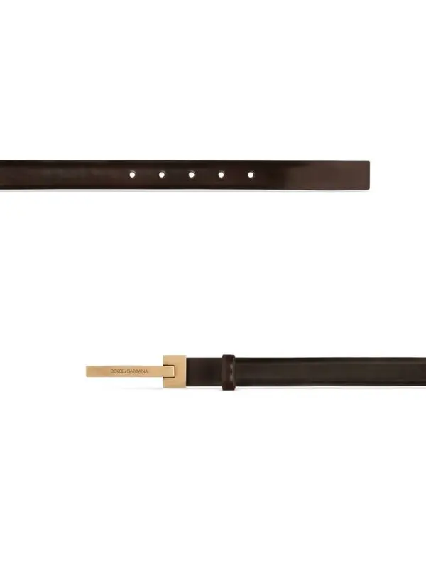 Dolce & Gabbana Leather Belt - Brown