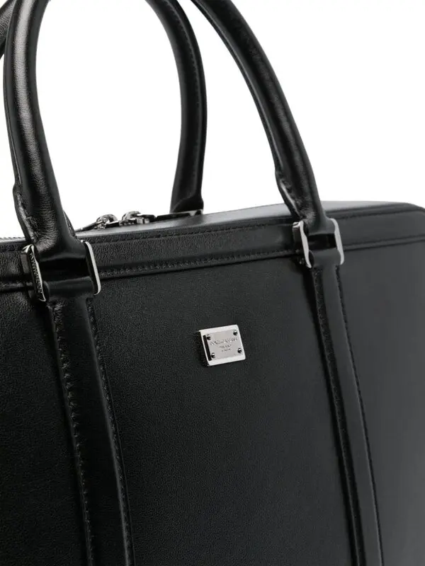 Dolce & Gabbana Leather Briefcase - Black