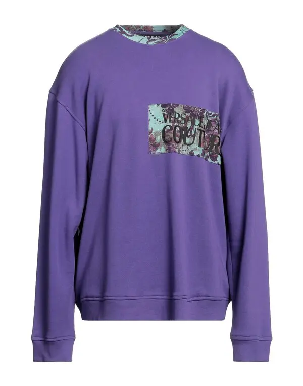 Versace Solid Crewneck Sweatshirt