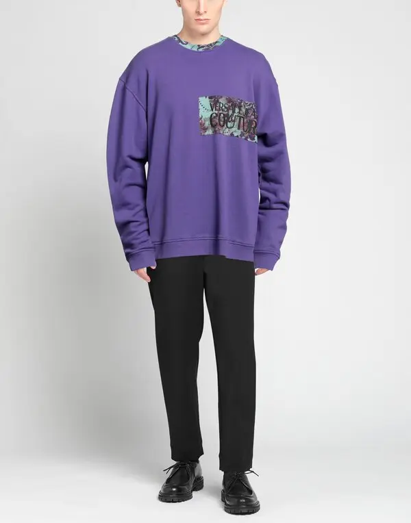 Versace Solid Crewneck Sweatshirt