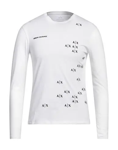 Armani Exchange T-Shirt Size Cotton In White 39% Off Editorialist