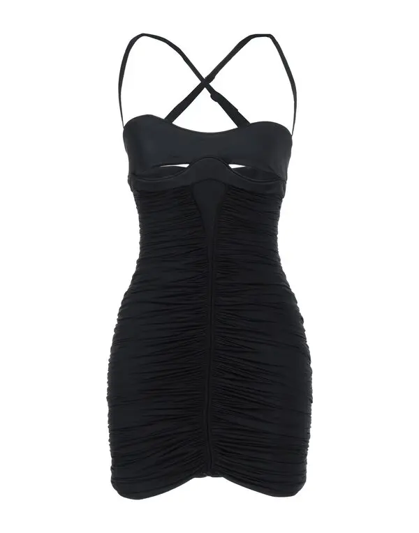 MUGLER Mini Bodycon Dress - Black