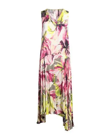 MANILA GRACE Midi Floral-print Dress