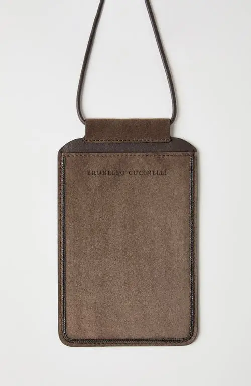Brunello Cucinelli - Brunello Cucinelli Suede Phone Bag