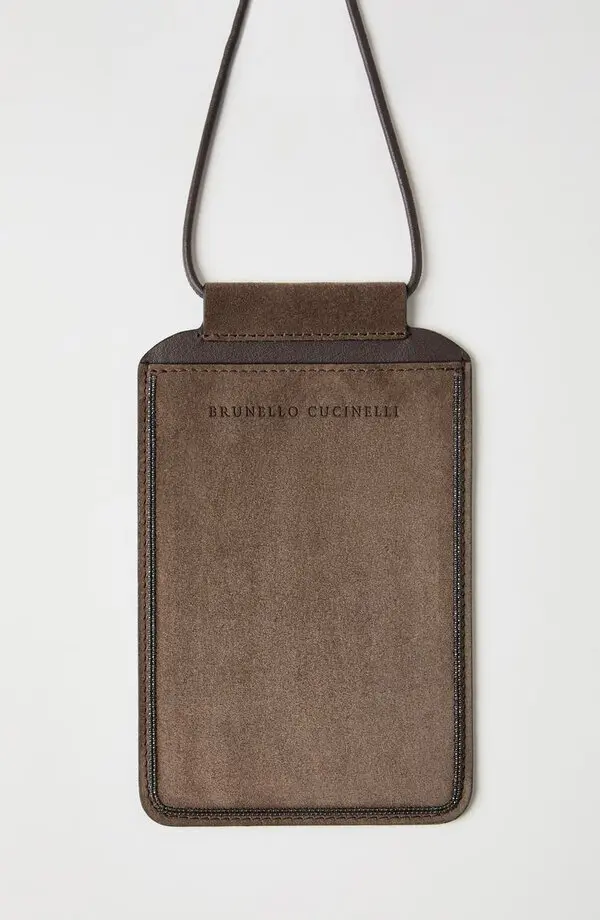 Brunello Cucinelli - Brunello Cucinelli Suede Phone Bag