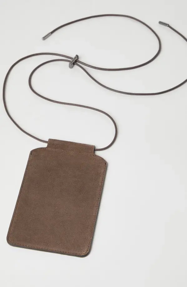 Brunello Cucinelli - Brunello Cucinelli Suede Phone Bag