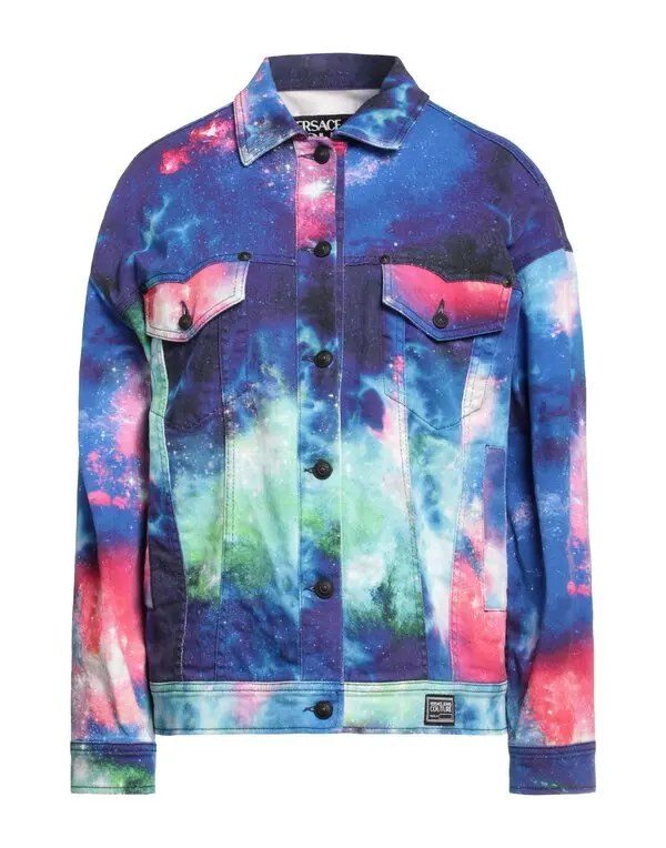 Versace Denim Trucker Jacket - Purple