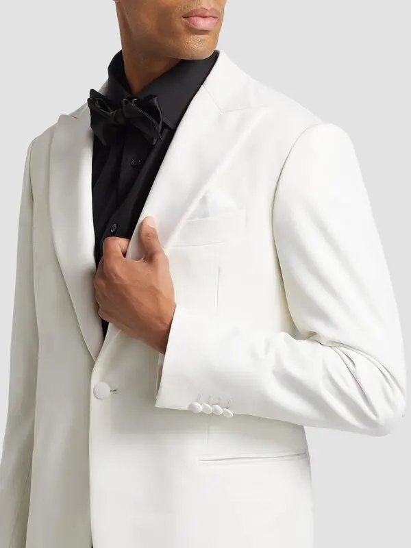 SAKS FIFTH AVENUE Collection Wool Single-breasted Blazer