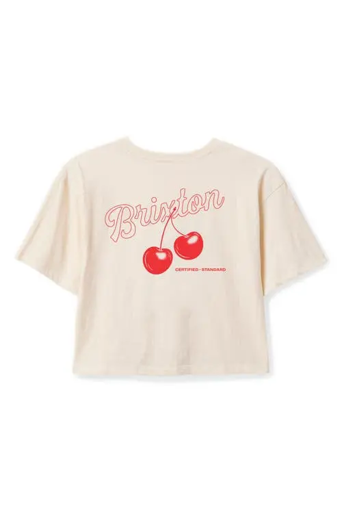 Brixton Cherry Crop Cotton Graphic T-shirt