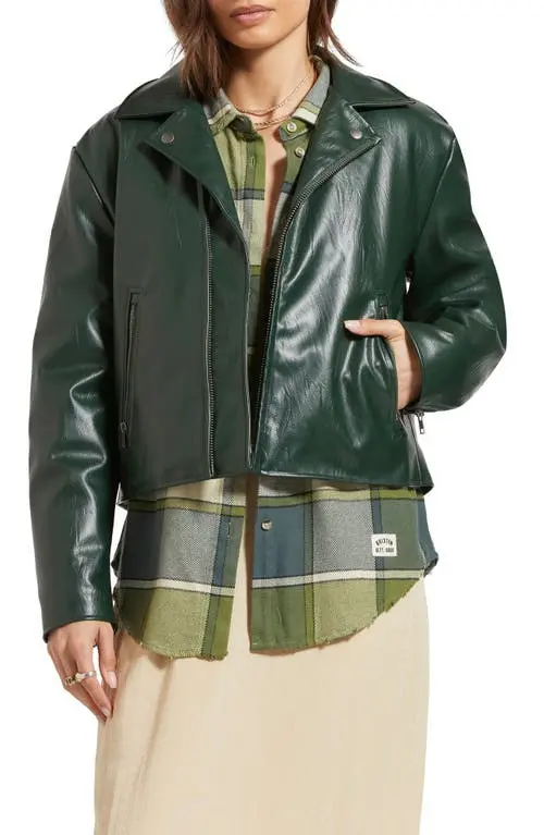 Brixton The Faux Leather Moto Jacket