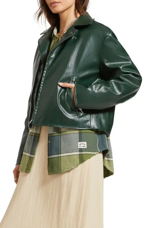 Brixton The Faux Leather Moto Jacket