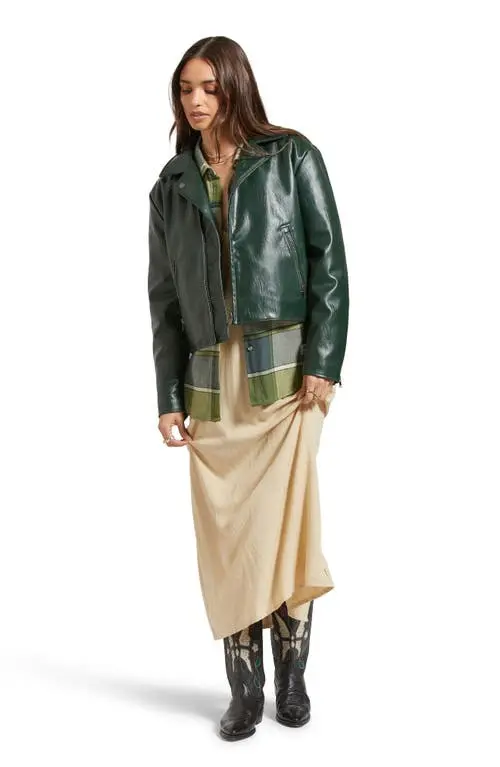 Brixton The Faux Leather Moto Jacket