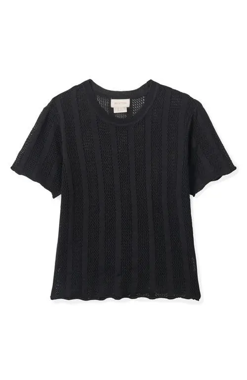 Brixton Sheer Stripe Top